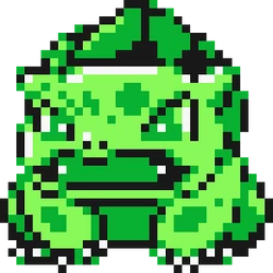 Bulbasaur Sprite Grid