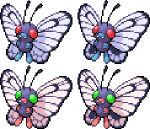 Shiny Butterfree Pokemon