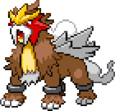 Red's Entei | International Pokédex Wiki | Fandom