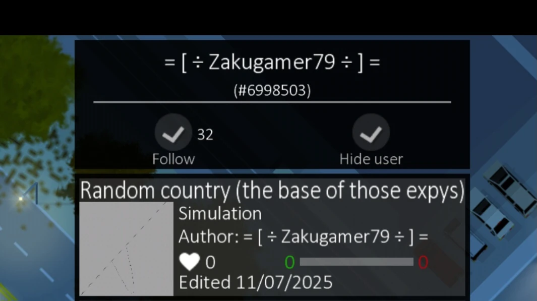 Zakugamer79 | Intersection Controller Wiki | Fandom