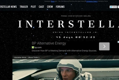Interstellar Trailer Screenshots