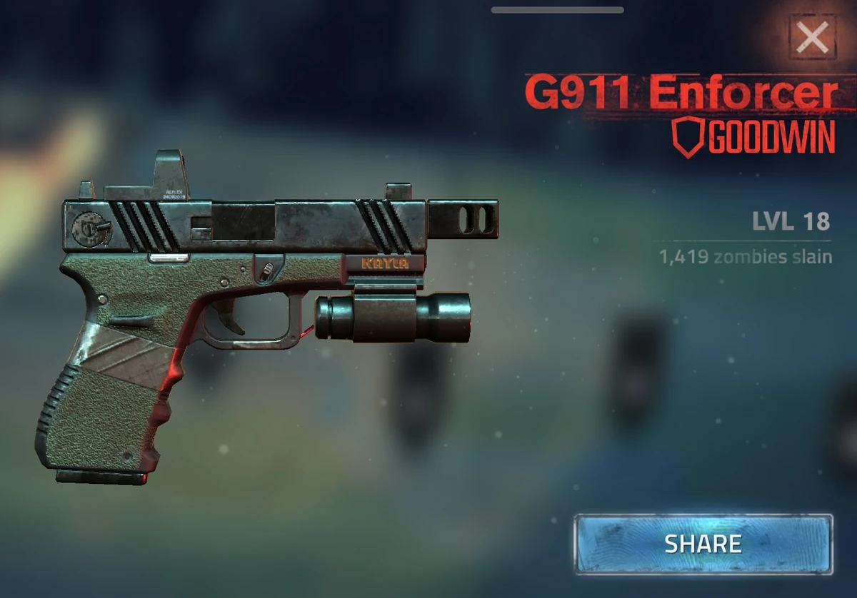 G911 Enforcer | Into The Dead 2 Wiki | Fandom