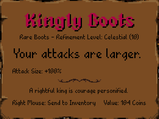 Kingly Boots | Into The Necrovale Wiki | Fandom