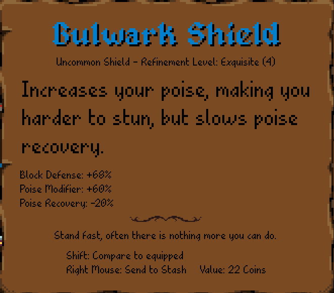 Bulwark Shield | Into The Necrovale Wiki | Fandom