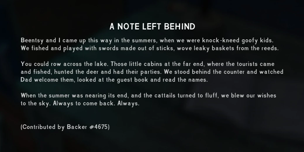Notes | The Long Dark Wiki | Fandom