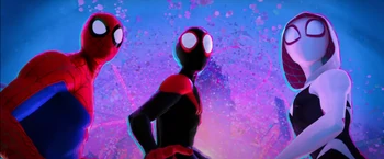 Fight at the Collider | Into the Spider-Verse Wiki | Fandom