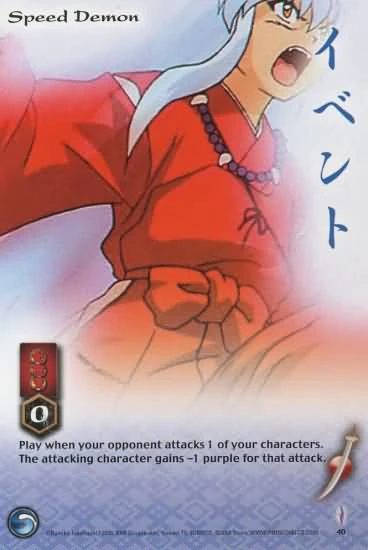Speed Demon (Tetsusaiga TCG) | InuYasha Wiki | Fandom