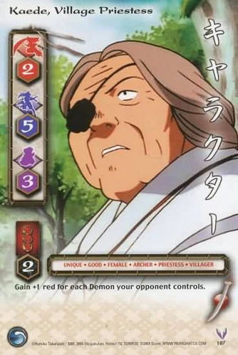 Kaede, Village Priestess (Tetsusaiga TCG) | InuYasha Wiki | Fandom