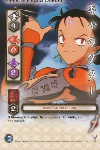 Hiten, Enraged Demon (Tetsusaiga TCG) | InuYasha Wiki | Fandom