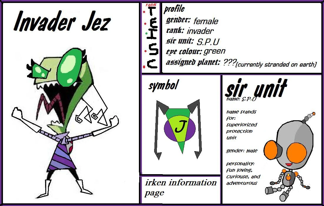 Invader jez | Irken Empire Wiki | Fandom