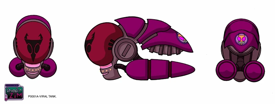 Logotipo De Invasor Zim Irken Gray Robot Invader Zim Wallpaper