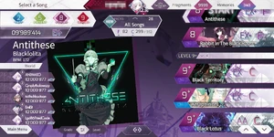 Interface and Features (Mobile) | Arcaea Wiki | Fandom