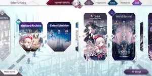 Interface and Features (Mobile) | Arcaea Wiki | Fandom