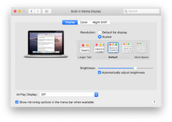 Displays (System Preferences) | Apple Wiki | Fandom
