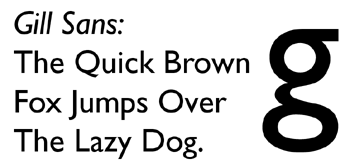 Gill Sans | Apple Wiki | Fandom