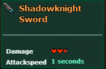 Shadowknight Sword | Ironbane Wiki | Fandom