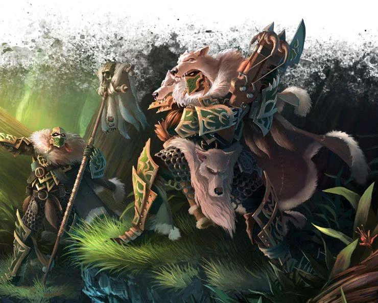 Reeve of Orboros Chieftain & Standard | Iron Kingdoms Wiki | Fandom