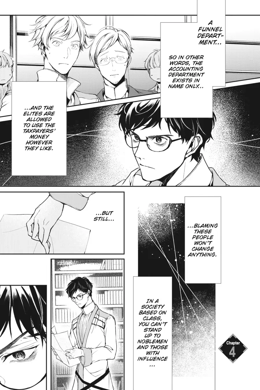 Chapter Four (Manga) | The Affairs of the Other World Depend on the Corporate Slave Wiki | Fandom