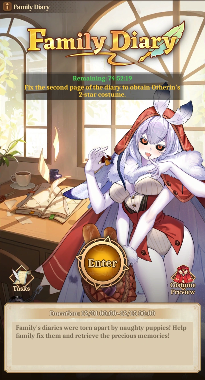 Family Diary | Isekai: Slow Life Mobile Game Wiki | Fandom