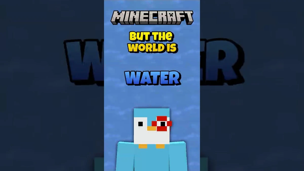 Minecraft, But The World Is Water | IShoya Wiki | Fandom