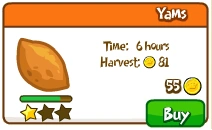 Yams | Island Paradise Wiki | Fandom