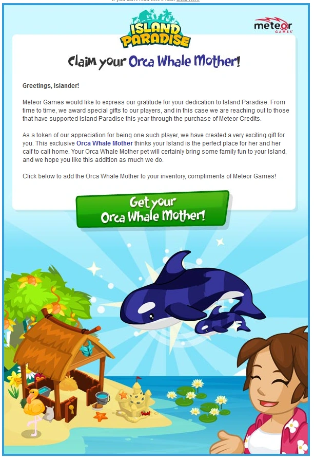Orca Mother | Island Paradise Wiki | Fandom