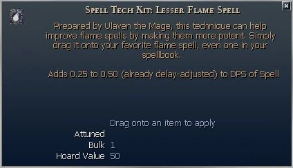Spell Tech Kit: Lesser Flame Spell | Istaria Wiki | Fandom