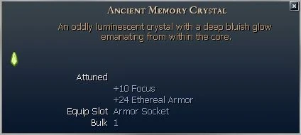 Ancient Memory Crystal | Istaria Wiki | Fandom