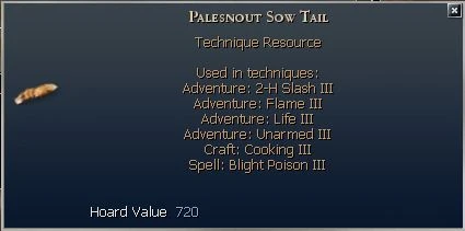 Palesnout Sow Tail | Istaria Wiki | Fandom