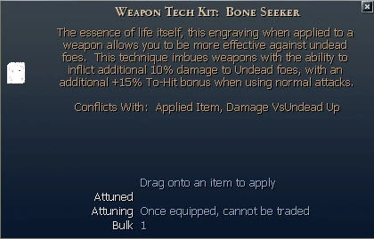 Weapon Tech Kit: Bone Seeker | Istaria Wiki | Fandom