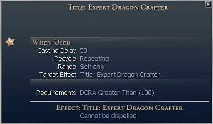 Title: Expert Dragon Crafter | Istaria Wiki | Fandom