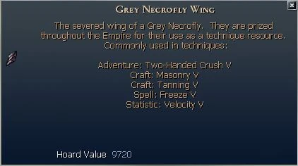 Grey Necrofly Wing | Istaria Wiki | Fandom