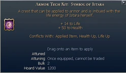 Armor Tech Kit: Symbol of Istara | Istaria Wiki | Fandom