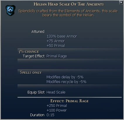 Helian Head Scale Of The Ancients | Istaria Wiki | Fandom