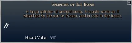 Splinter of Ice Bone | Istaria Wiki | Fandom
