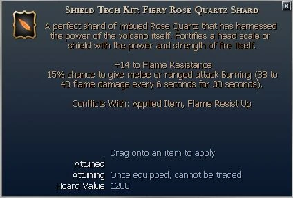 Shield Tech Kit: Fiery Rose Quartz Shard | Istaria Wiki | Fandom