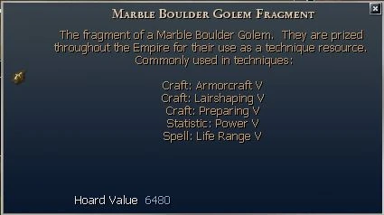 Marble Boulder Golem Fragment | Istaria Wiki | Fandom