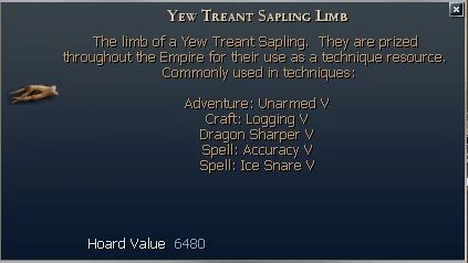 Yew Treant Sapling Limb | Istaria Wiki | Fandom
