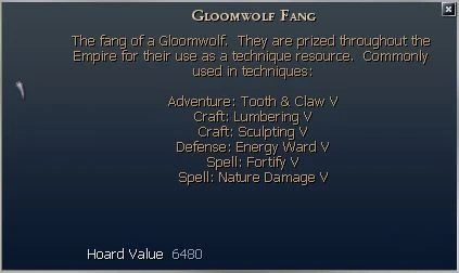 Gloomwolf Fang | Istaria Wiki | Fandom