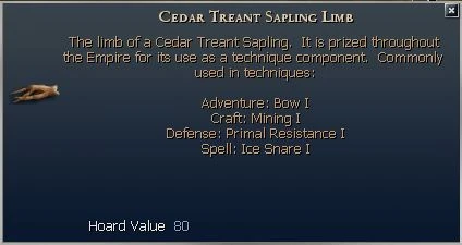 Cedar Treant Sapling Limb | Istaria Wiki | Fandom