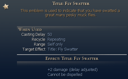 Title: Fly Swatter | Istaria Wiki | Fandom