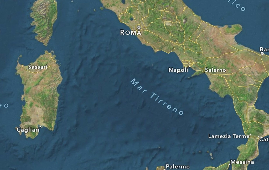 Mar Tirreno | Geostoria Wiki | Fandom