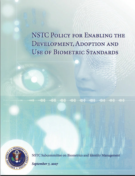 NSTC Policy for Enabling the Development, Adoption and Use of Biometric ...