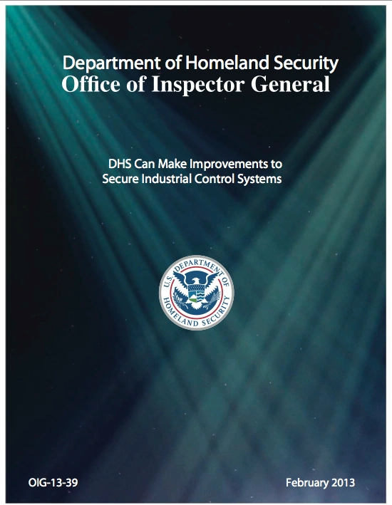 DHS Can Make Improvements to Secure Industrial Control Systems | The IT ...