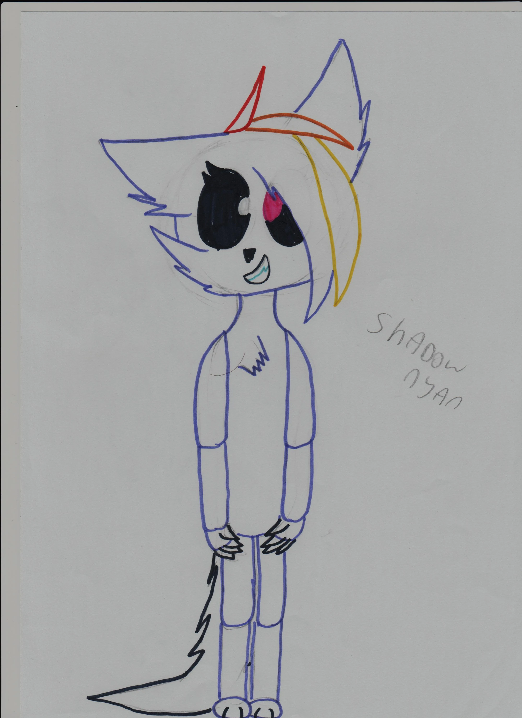 Shadow Nyan the cat | IttyBittyCiss Wiki | Fandom