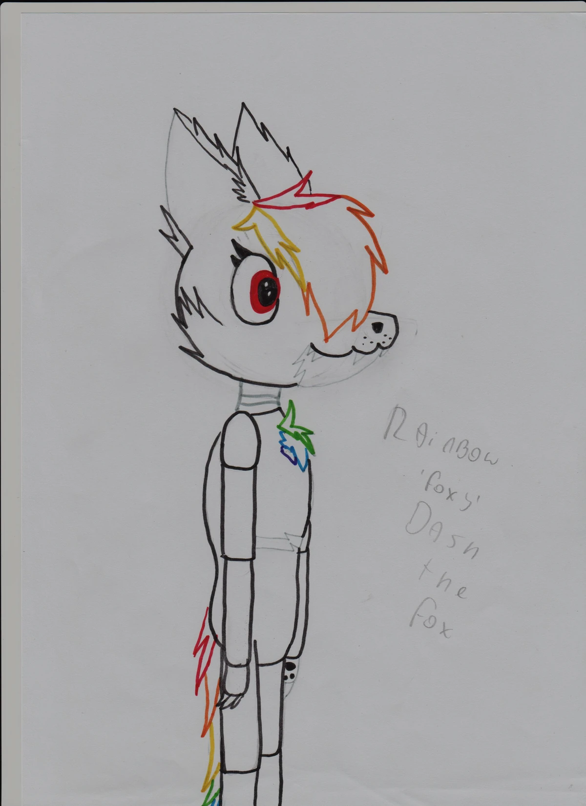 Rainbow 'Foxy' Dash the fox | IttyBittyCiss Wiki | Fandom