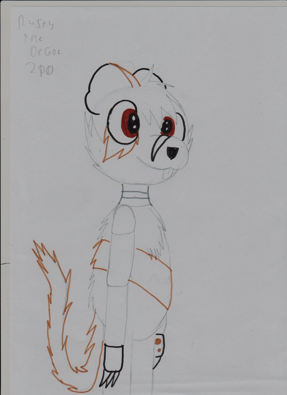 Rusty the degoe | IttyBittyCiss Wiki | Fandom