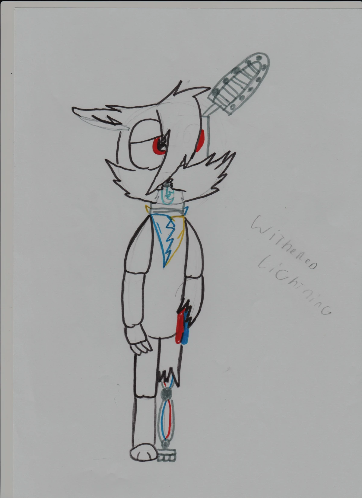 Withered Lightning the rabbit | IttyBittyCiss Wiki | Fandom