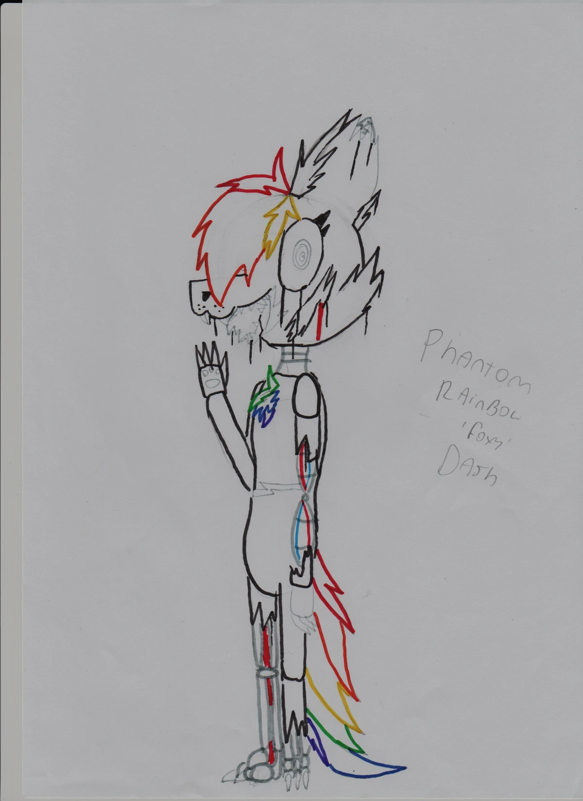 Phantom Rainbow 'Foxy' Dash the fox | IttyBittyCiss Wiki | Fandom
