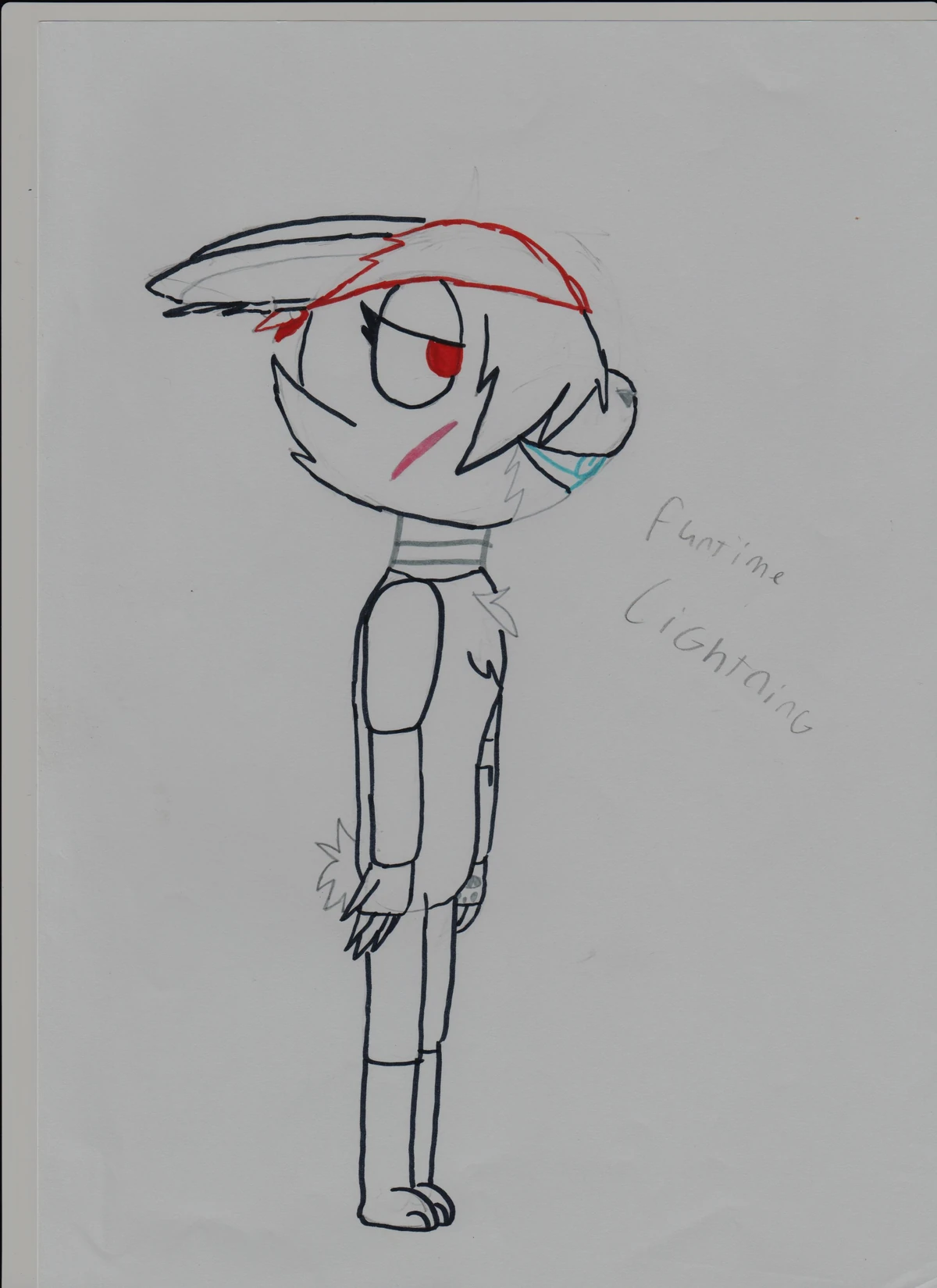 Funtime Lightning the rabbit | IttyBittyCiss Wiki | Fandom